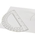 Westcott 6 inch Student Clear Plastic Circular Protractor Tool, 1 Piece ...