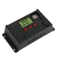 Solar Controller PWM 12V 24V Automatic Adaptation LCD Display USB Port ...