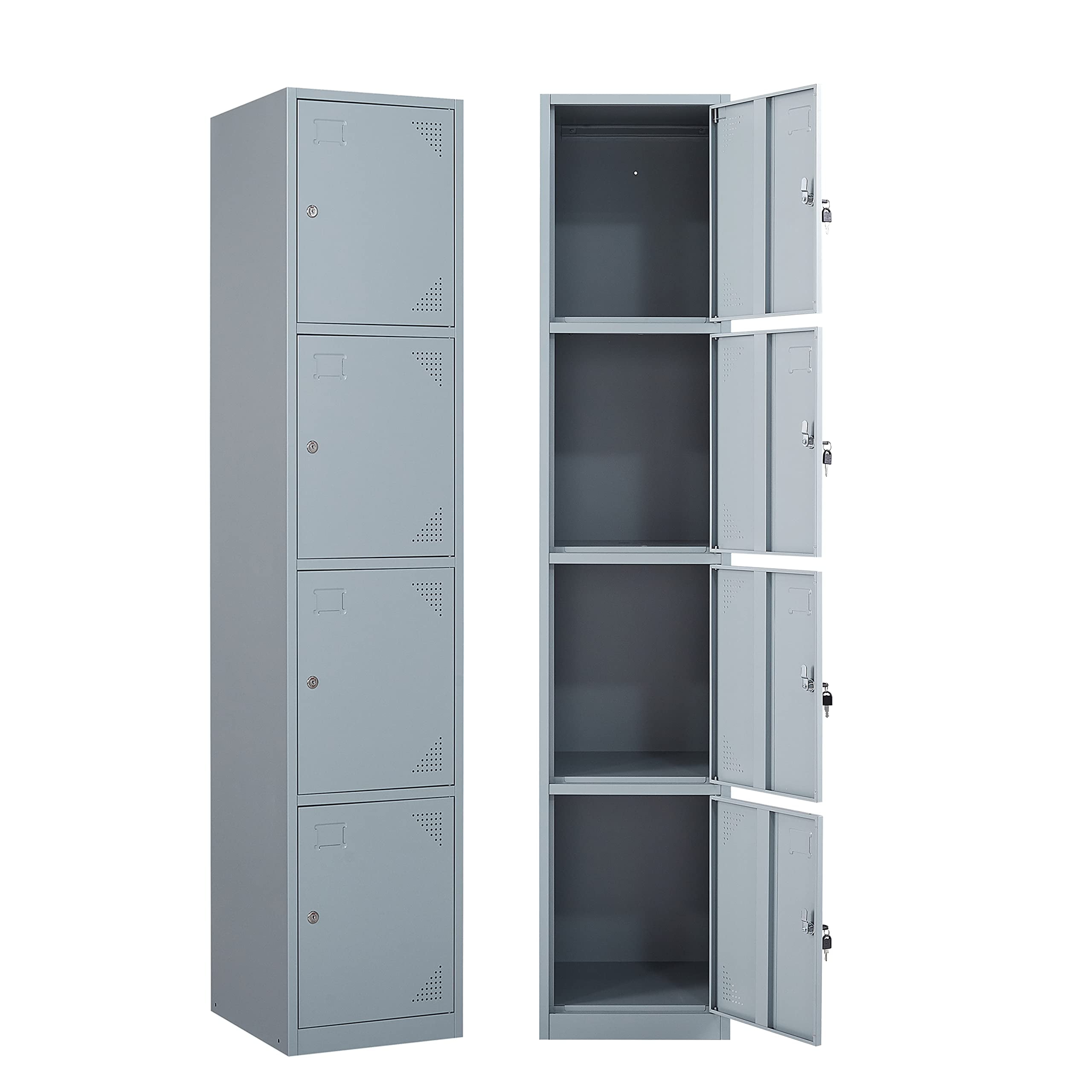 Fesbos Metal Locker for Gym, School, Office, 71" Metal Storage Locker ...