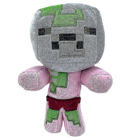 Minecraft New Zombie Pigman Steve Game Peripheral Plush Toy Doll 20cm ...
