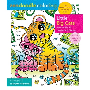 Zendoodle Coloring: Zendoodle Coloring: Baby Zoo Animals: Cute, Exotic ...
