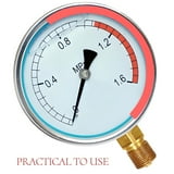 ITSELFER 7 Sheets Pressure Gauge Stickers Adhesive Pressure Gauge ...