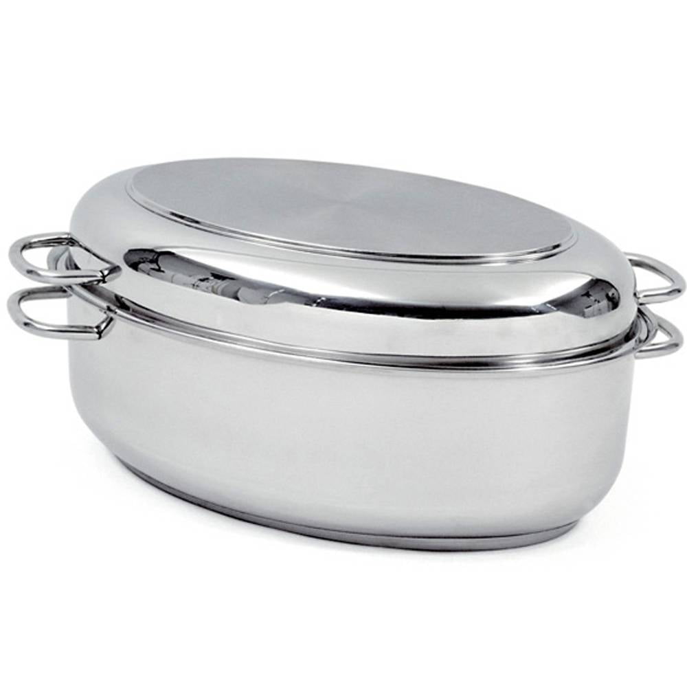 Stainless Steel Roaster (12qt) - Walmart.com