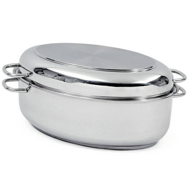 Stainless Steel Roaster (12qt) - Walmart.com