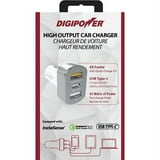 DigiPower High Power USB Type-C 3-Port Car Charger - Walmart.com