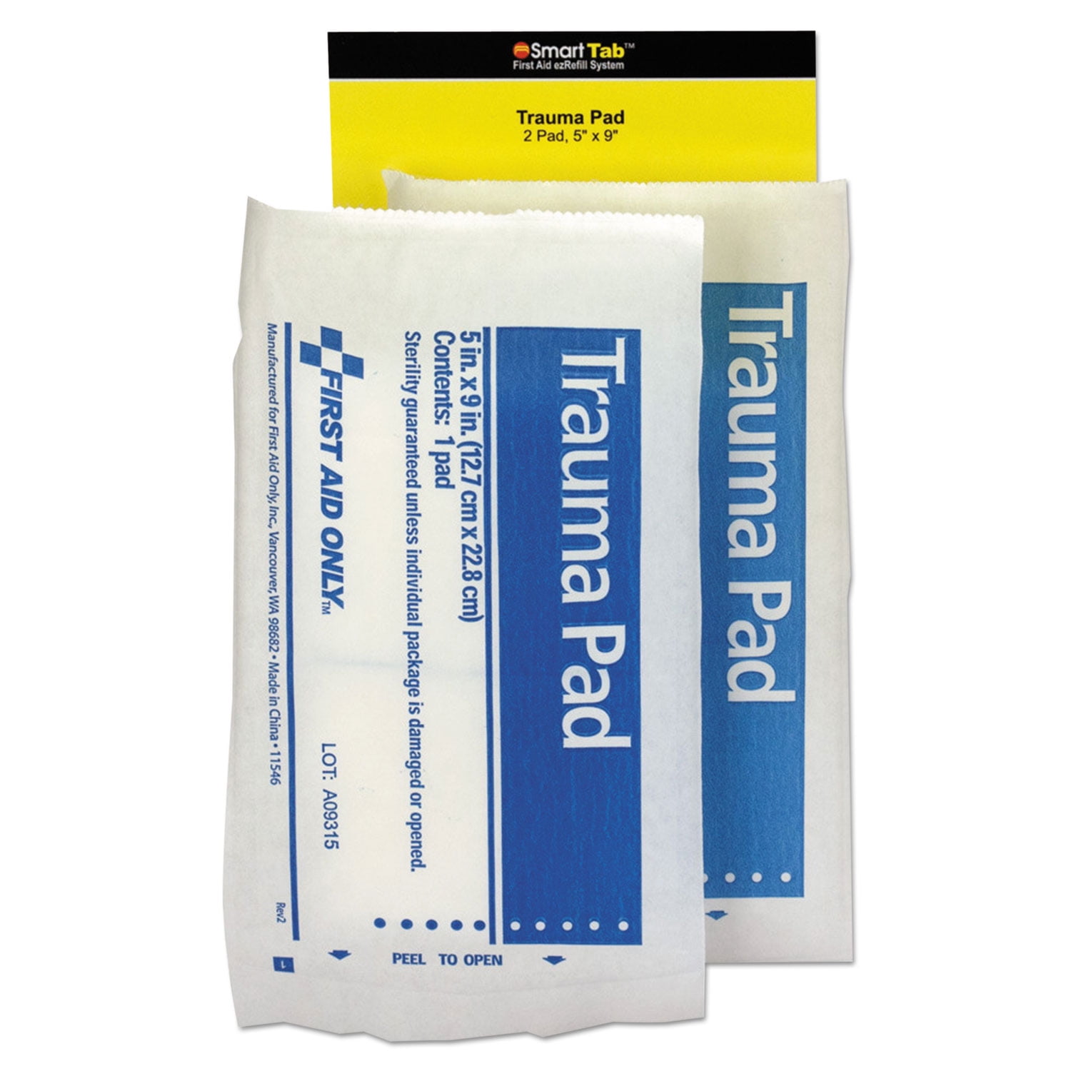 First Aid Only, FAOFAE6024, SmartCompliance Refill Trauma Pads, 1 Each ...