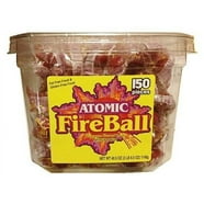 Atomic Fireballs - Intense Cinnamon Heat Hard Candy, 65 oz (240 Count ...