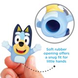 Bluey Bluey 4 Piece Jumbo Waterproof Finger Puppets for Bath ...