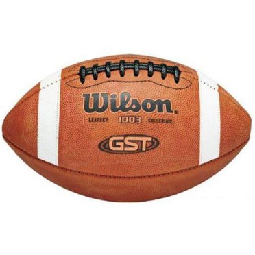 Wilson GST 1003 Composite Leather Game Football, Official Size ...