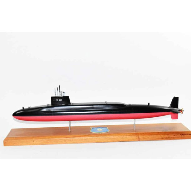 USS Thomas A. Edison SSBN-610 Submarine Model,Navy,Scale Model,Mahogany ...