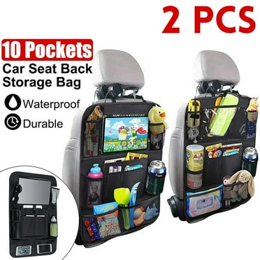 1 Pack Car Seat Back Organizer, Auto Seat Multi-Pockets Travel Storage ...