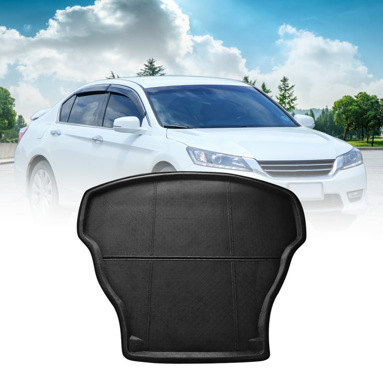 Rear Trunk Liner Cargo Tray Mat Black for Honda Accord Sedan 13 16