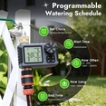 Programmable Garden Hose Water Timer with 100% Brass Pipe Auto Manual ...