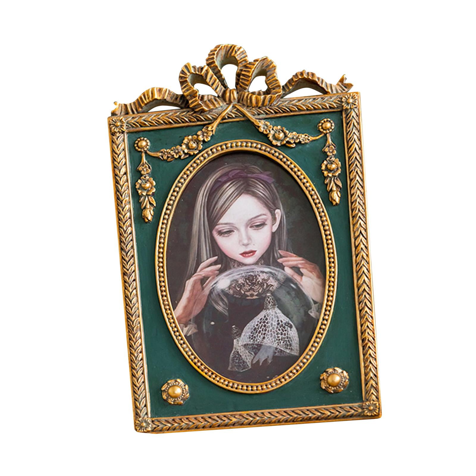 Antique Resin Photo Display frame, wall Mounting Elegant Old Fashid ...