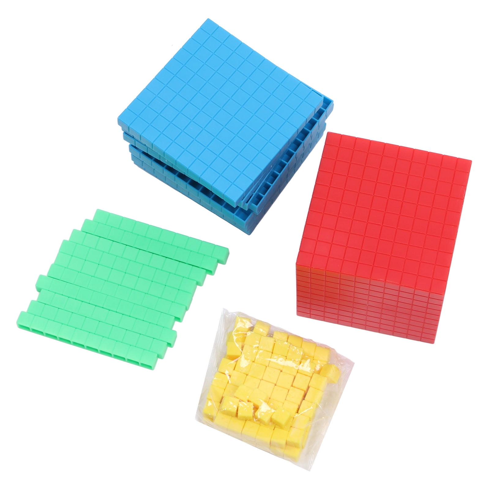 Juego de bloques de base diez Bloques de base diez para el aula Bloques ...