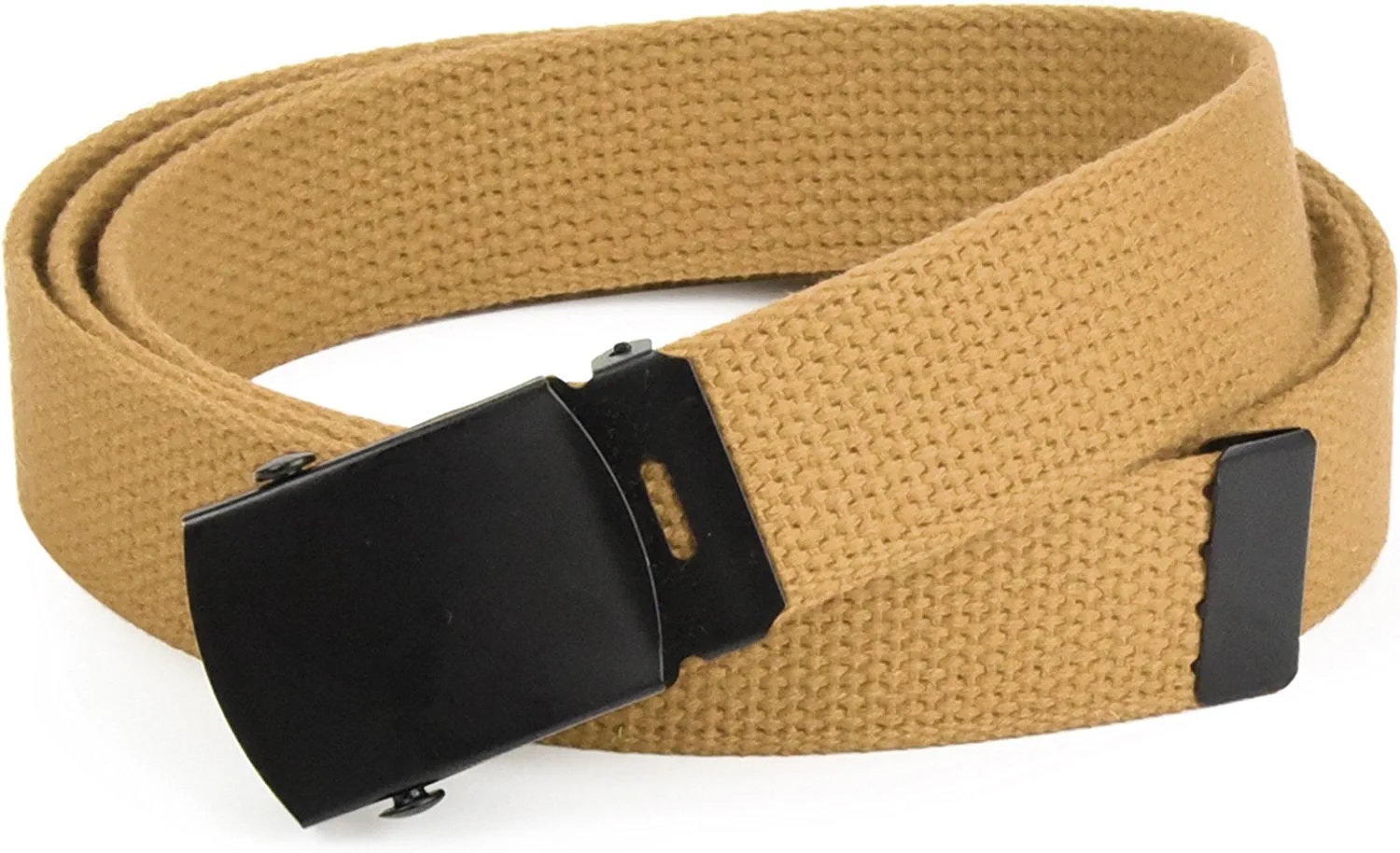 Hold’em Men’s Military Belts with Adjustable Buckle Male Adult - Tan ...
