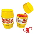 "Collections Etc Barrel of Monkeys Game, 15 Plastic Monkeys, 3.25""L x ...