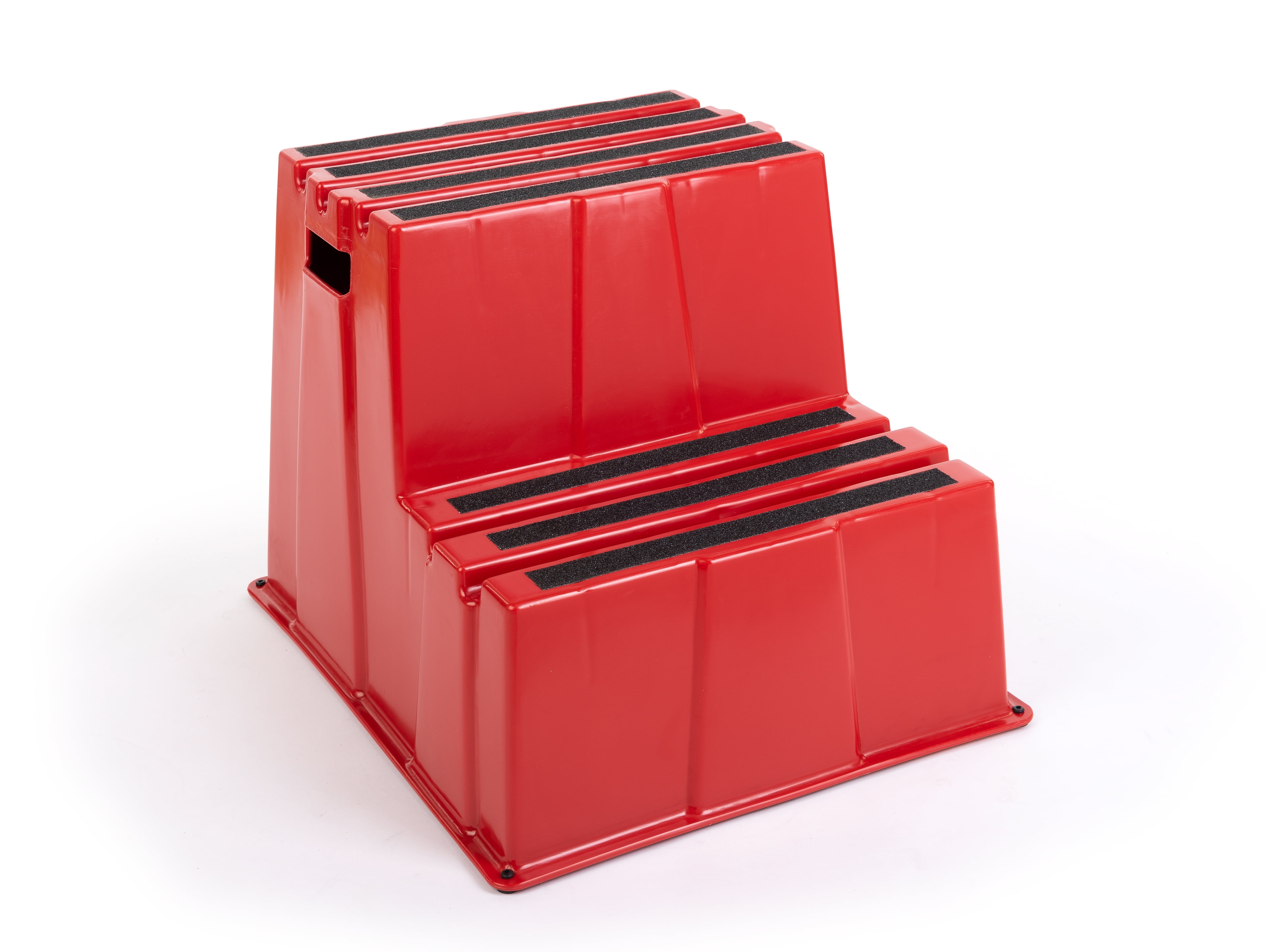 Displays2go Industrial Safety Step, 2 Non-Slip Textured Surface Tiers ...