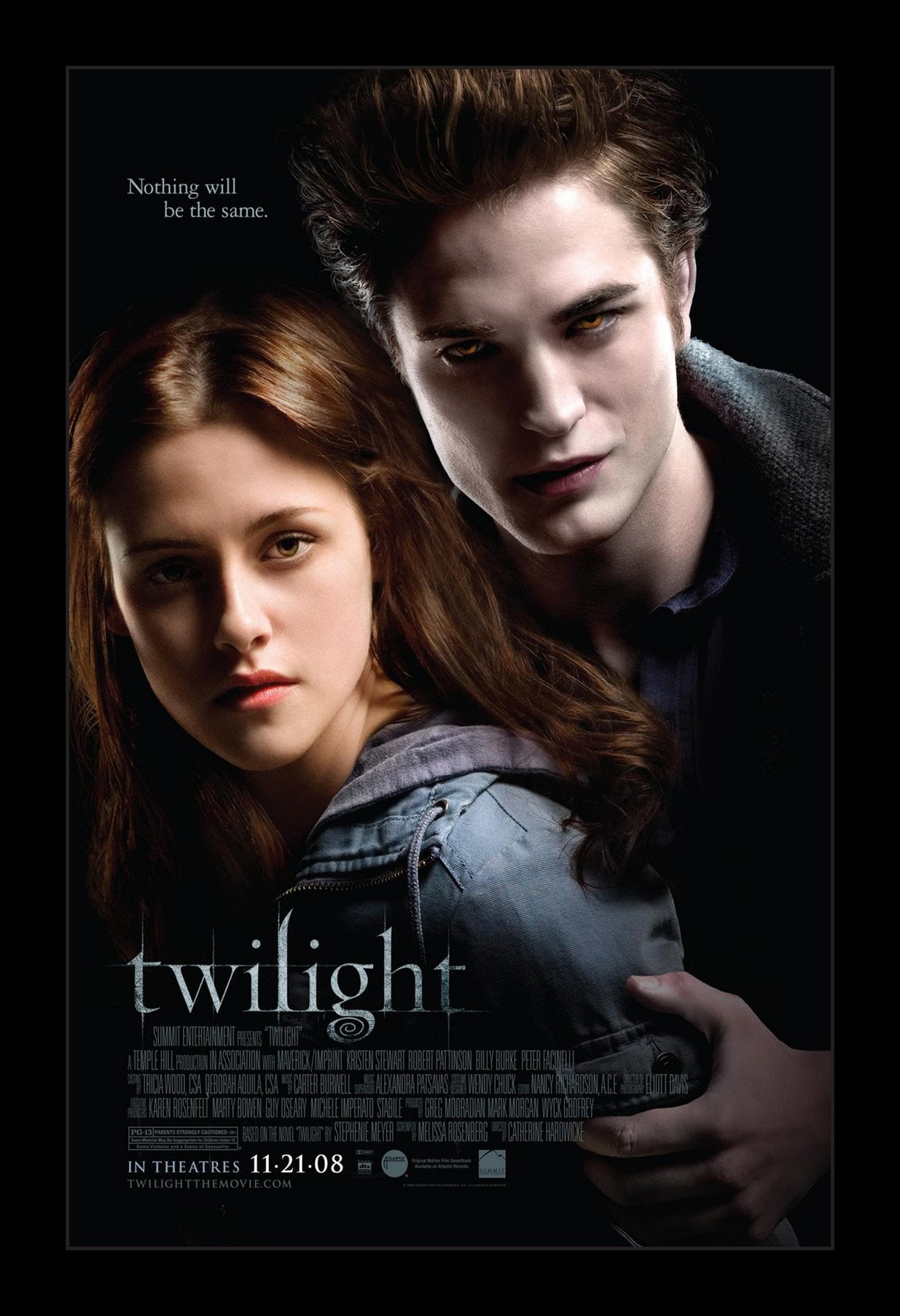 TWILIGHT - 11x17 Framed Movie Poster - Walmart.com
