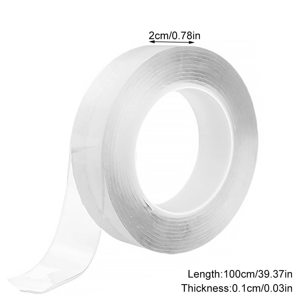 Gel Double Sided Tape Removable Anti-Slip Glue Tape Washable Nano ...