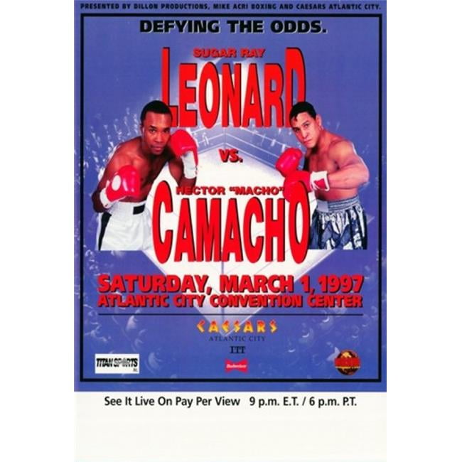 Pop Culture Graphics MOV295494 Sugar Ray Leonard Vs Hector Camacho ...