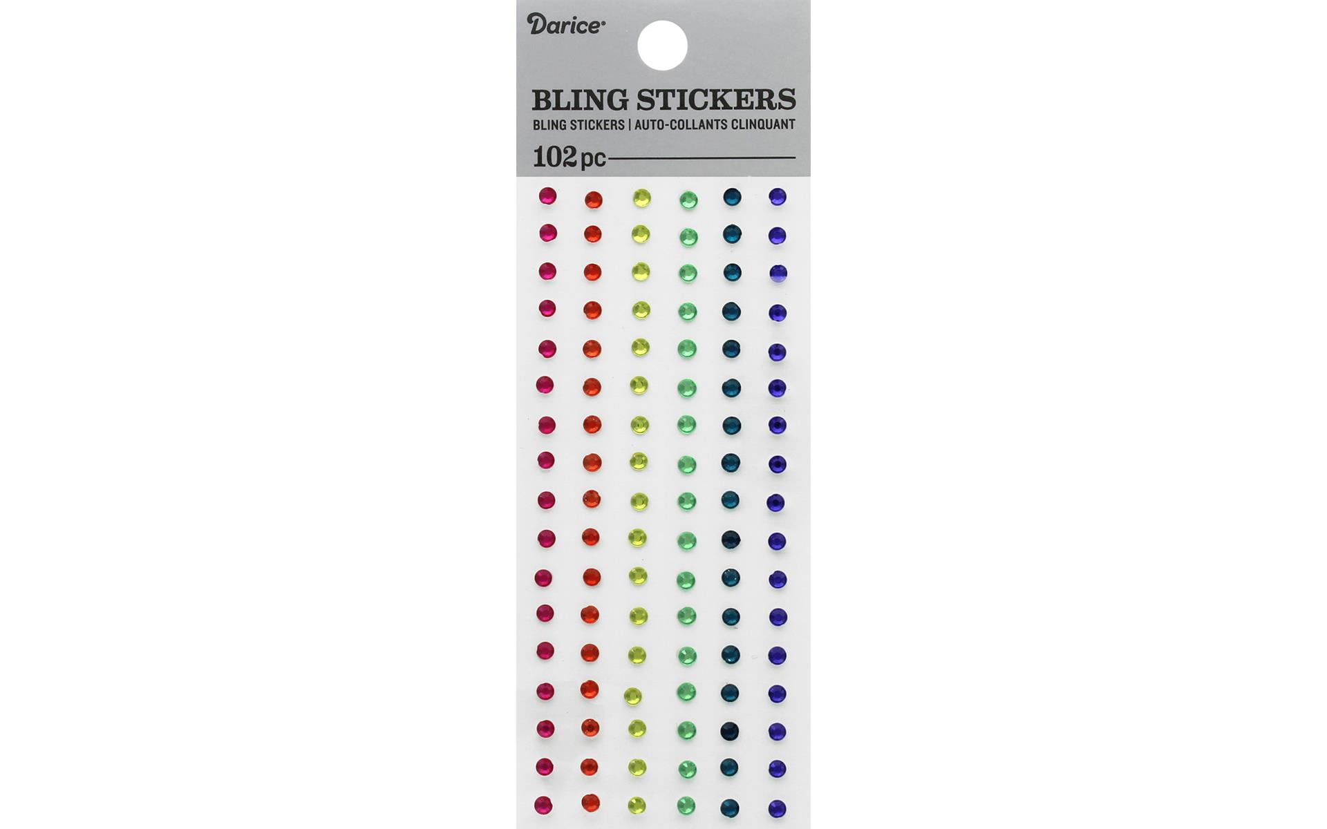 Darice Sticker Bling Rhinstn 3Mm Rainbow 102Pc | Walmart Canada