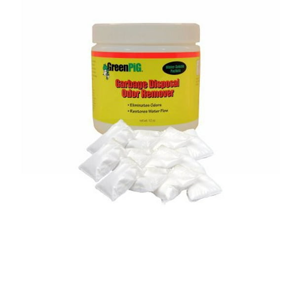 GREEN PIG 59 Garbage Disposal Eliminator Destroys Odors by Breaking ...