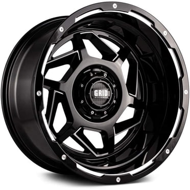 Grid Off-Road GD15 Custom Wheel for 17x9 inch Matte Bronze w/ Matte ...