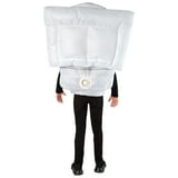 Skibidi Toilet Inflatable Costume with Hood for Boys by Rubies, One ...