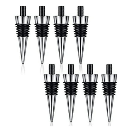 Symkmb 8 Pieces Metal Cork Blank Wine Stopper Kit Reusable Wine Stopper ...