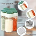 2 Pcs 5 in 1 Spice Containers, Multi-Spice Dispenser, Portable Travel ...
