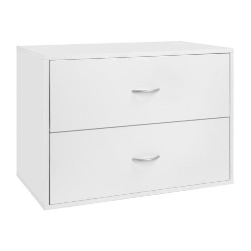 Organized Living freedomRail 2 Drawer Big OBox - White - Walmart.com