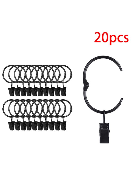 Curtain Rings & Hooks in Curtain Hanging Accessories - Walmart.com