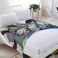 Daki Upper Moon 6 Character Throw Blanket - Vibrant Warabihime Design ...