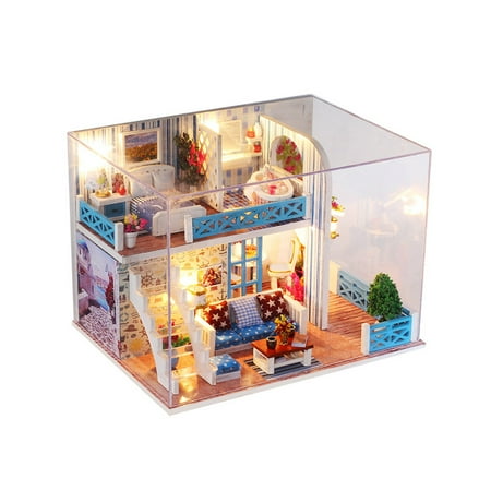 Miniature Super Mini Size Doll House Model Building Kits Wooden ...