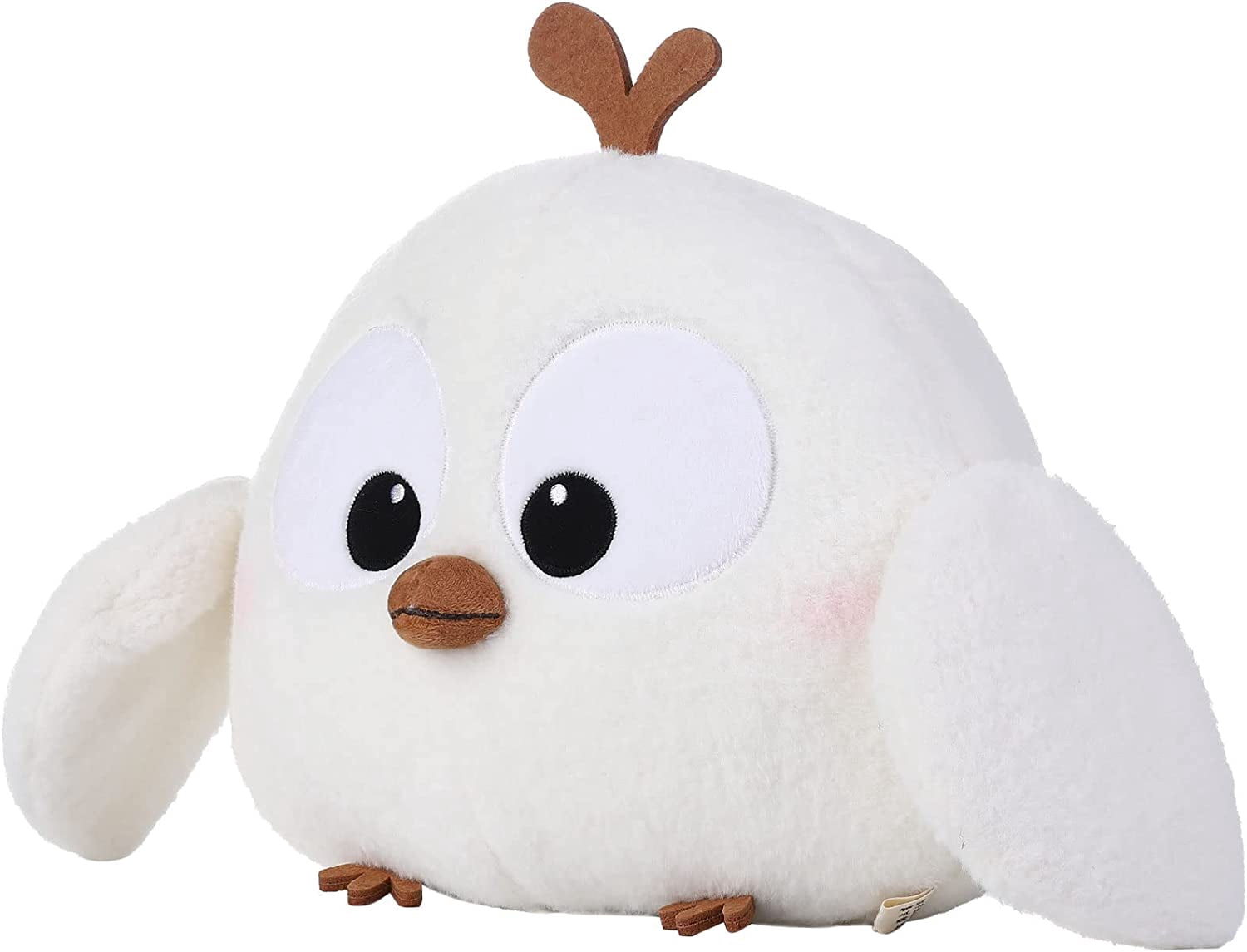 Bird Stuffed Animal 12'', White Cute Plushies Chubby Bird, Cute Pillows ...