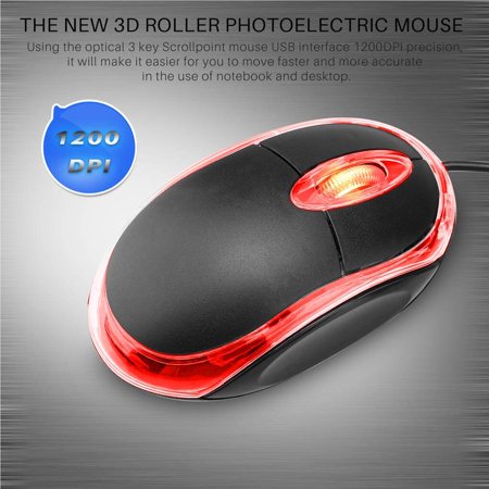 Xingzhi USB Wired Ergonomics Scroll Mice Mouse Comfortable Touch ...