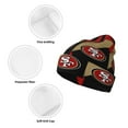 San_Francisco Football Team Print Knitted Hat Soft Stretch Winter Cuff ...