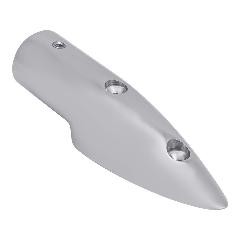 White Water 6890S Stainless Steel Boat Hand Rail End 5-1/2 Degree, Top ...