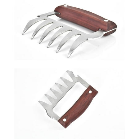 SHAR Cave Tools Metal Meat Claws for Shredding Pulled Pork, Chicken ...