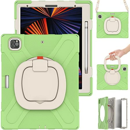 Timoom Case for iPad Pro 12.9 Inch 5th Gen 2021 with Pencil Holder, 360 ...