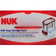 NUK Milk Bag Storage Rack, Organizer for Up to 10 Bags, Gravity ...