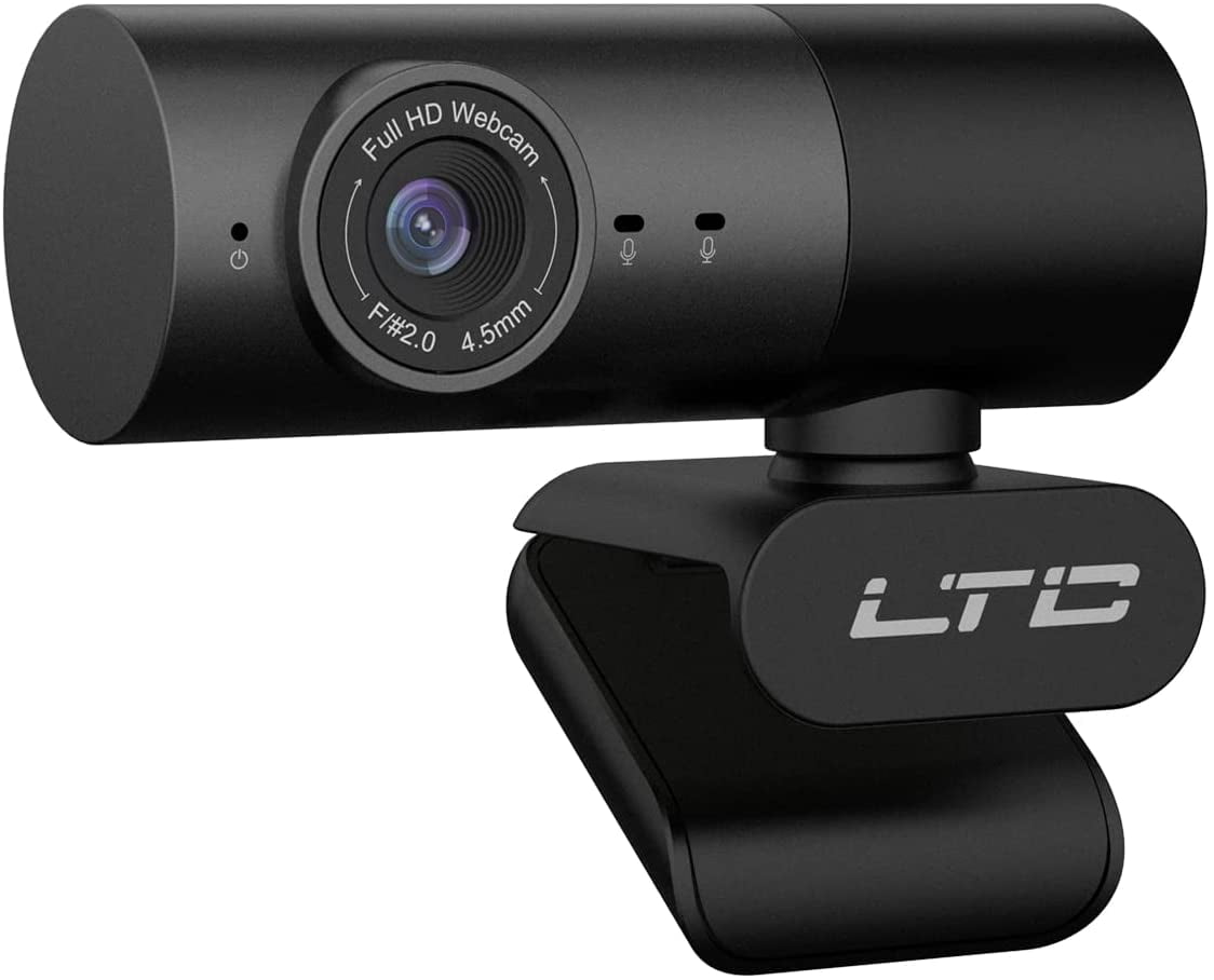 LTC VE100 1080P PC Webcam with Built-in Dual Microphone, Widescreen USB ...