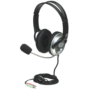 V7 Safe Sound Education Headset with Microphone, Black - Walmart.com