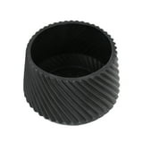 Better Homes & Gardens 6-inch Black Ceramic Ridge Planter Indoor ...