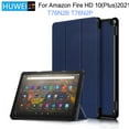 Smart Case For Amazon Kindle Fire HD 10 HD10 Plus 2021 10.1'' Tablet PU ...