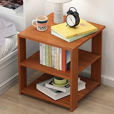 Bedside Table Shelf Simple Modern Small Simple Bedside Cabinet Wood ...