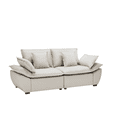 PPorfamilia Modular Sectional Sofa, Extra Large Faux Leather Deep Seat ...