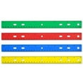 Trail maker 12 Inch Plastic Rulers (24 Pack) - Assorted Colors for ...