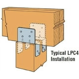 Simpson Strong Tie LPC4Z 4X Adjustable Lumber Post Cap - Quantity 20 ...